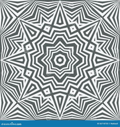Monochrome Abstract Geometric Background Stock Vector Illustration Of Backdrop Illusion 56718755