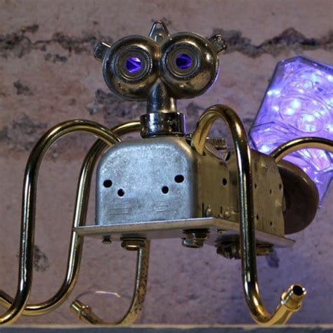 Robot Assemblage Etsy Robot Assemblage Etsy