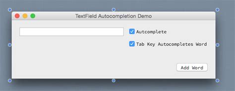 Textfield With Autocomplete Xojo Blog