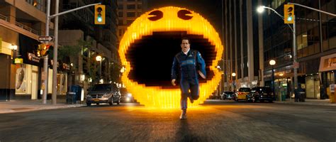 PIXELS Gets A First Clip To Celebrate PAC MAN S 35th Birthday We Are Movie Geeks