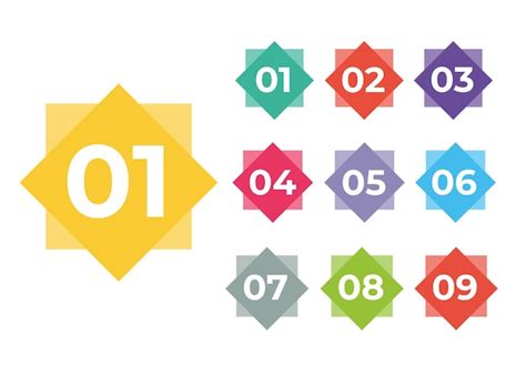 premium vector vector illustration bullet point set marker in retro