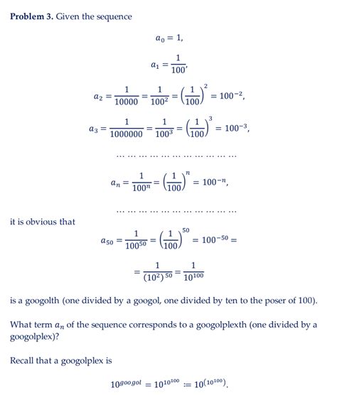 solved problem 3 given the sequence