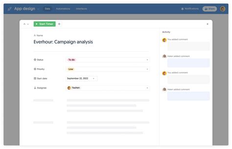 Airtable Time Tracking by Everhour. Try for FREE