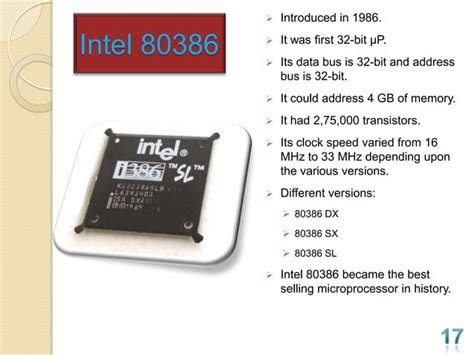 History Of Microprocessors