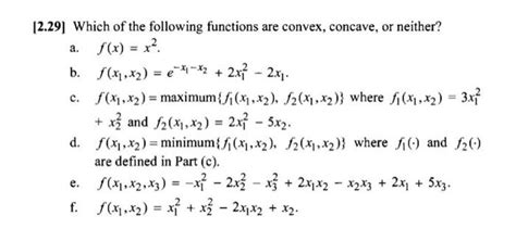 Solved Prove Each Function To Be Convex Or Concave Using The Chegg