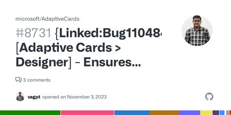 Linkedbug11048400 Adaptive Cards Designer Ensures Aria