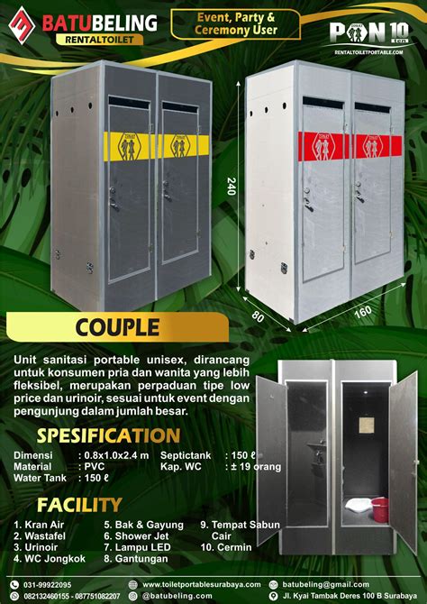 Toilet Portable Couple Toilet Portable