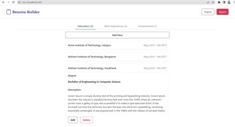 Github Sauravhathiresume Builder Ui Resume Builder Ui Is A Web Application Frontend Built