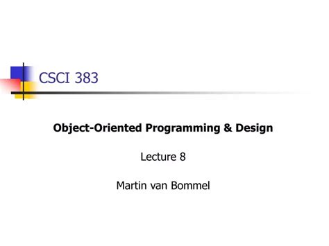 ppt csci 383 powerpoint presentation free download id 9414948