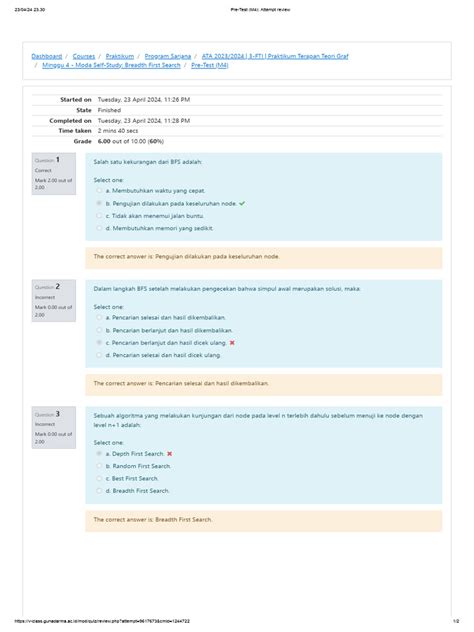 Pre Test M4 Praktikum Terapan Teori Graf Pdf