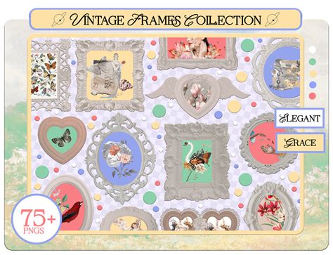 75 Vintage Frames Pack By Chimiyaa On Deviantart