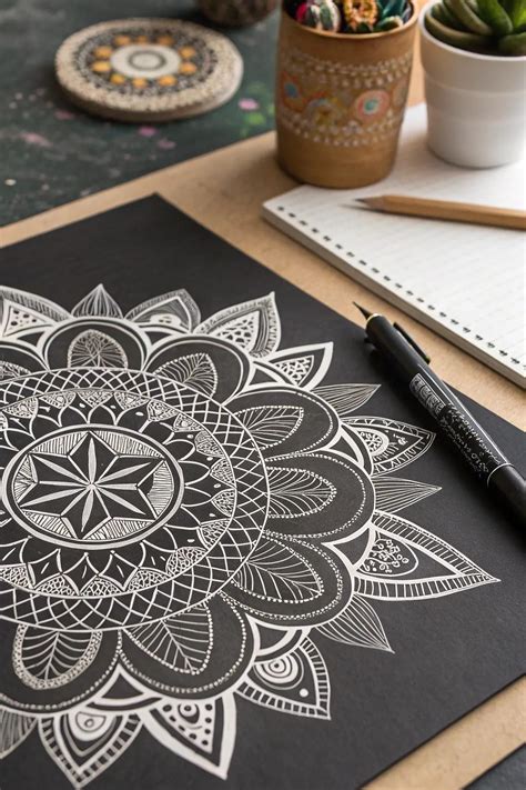 13 Inspiring Black Paper Drawing Ideas