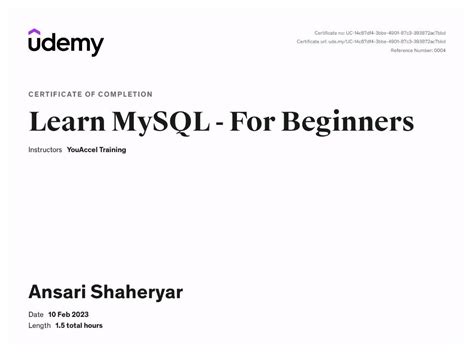 Ansari Shaheryar On Linkedin Mysql Code
