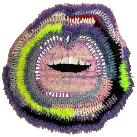 Soft Lips Crazy Blanket By Paris Essex At 1stdibs