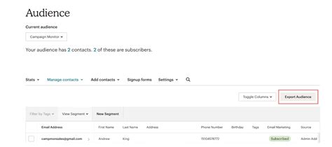 migrating your audiences from mailchimp to campaign monitor campaign