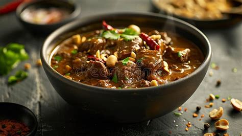 Massaman Curry With Tender Beef Roasted Peanuts And Aromatic Spices
