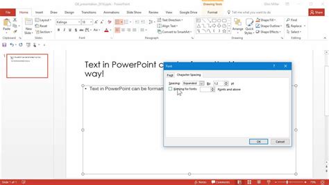 formatting text microsoft powerpoint goskills
