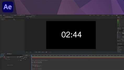 creating a countdown timer with an after effects expression photofocus