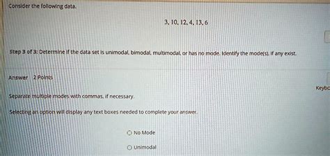 Solved Consider The Following Data 3 10 42 4 43 6 Step 3 Of 3