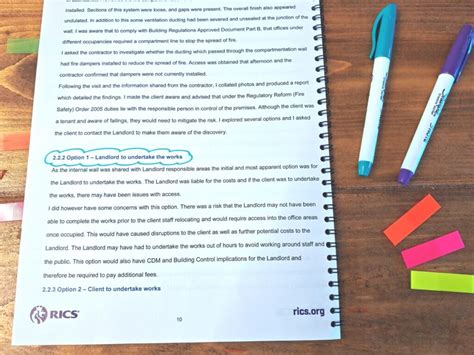 RICS APC Case Study A Successful Example Resources Ricsapcguide Com