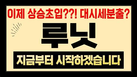 주식 루닛 이제 상승초입 대시세분출 지금부터 시작하겠습니다 Youtube