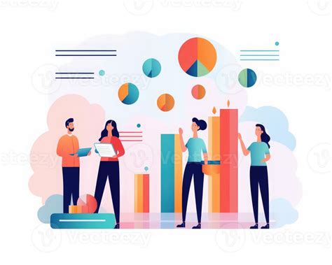 Business Team Work On Data Presentation Ai Generated 28711760 Png