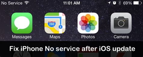 Fixes IPhone No Service Issue After IOS Update