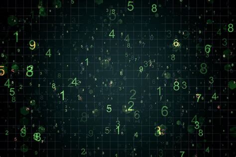 Premium Photo Creative Glowing Big Data Backdrop