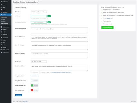 Email Verification For Contact Form 7 Free WordPress Plugin