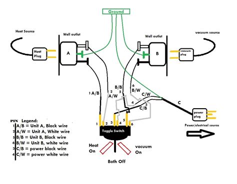 power wiring a 3 position toggle switch for two devices electrical
