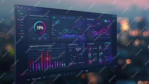 Premium Photo A Digital Dashboard Showing Realtime Data And Analytics