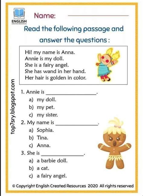 Reading Comprehension Let S Play Ball Worksheet Artofit