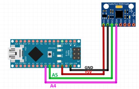 arduino mpu6050 arduino kiti