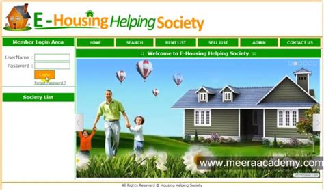 Download Database Of Society Management Aspnet Project