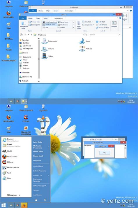 Download Windows 8 Rtm Theme For Windows Xp Johns Phone The World