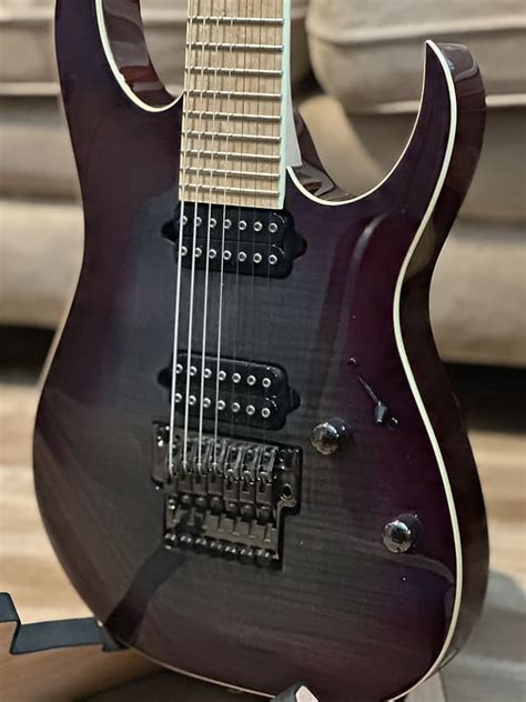 Ibanez 2016 Ibanez Prestige Rg752fmmsf Dpb 7 String Purple Reverb