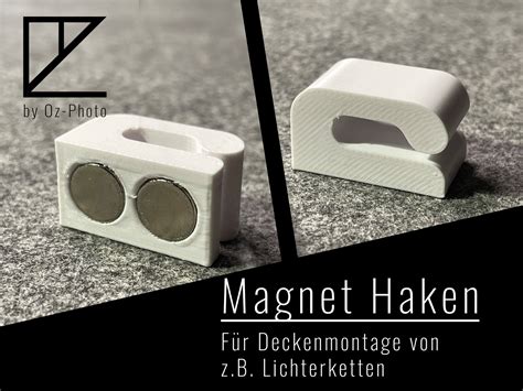 Magnetic Hook 5g Filament By Oz Photo Makerworld Download Free 3d Models