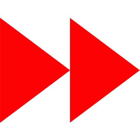 Red Media Skip Forward Icon Free Red Skip Icons