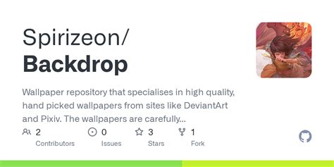 Github Spirizeonbackdrop Wallpaper Repository That Specialises In High Quality Hand Picked