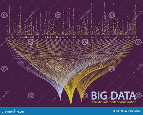 Big Data Visualization Concept Vector Stock Vector Illustration Of Information Graph