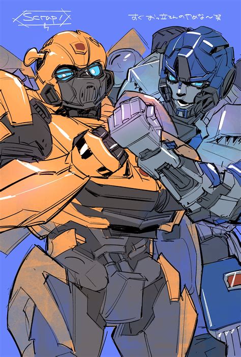 Bumblebee And Mirage Transformers And 2 More Drawn By Mi Q9 Zjmimimi