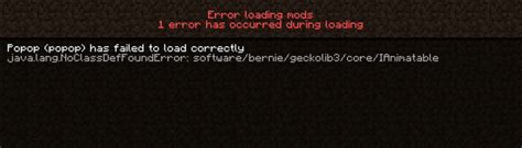 Error In Testing The Mod With Nerdy Geckolib 1165 Mcreator