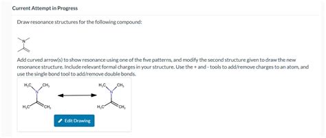 solved current attempt in progressdraw resonance structures
