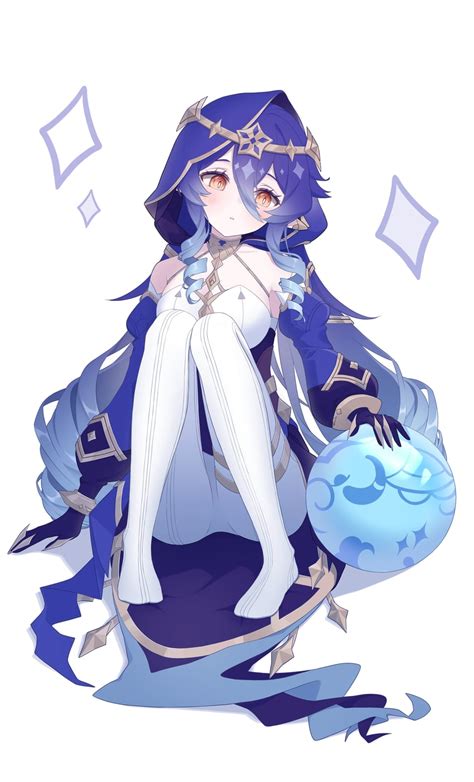 Layla Genshin Impact Drawn By Neneko Sleep Danbooru