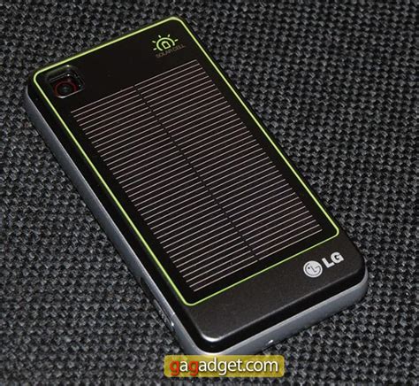 Видеообзор мобильного телефона с солнечной зарядкой LG GD510 Sun ...
