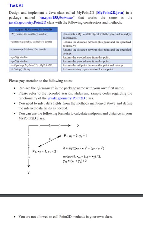 solved task 1 design and implement a java class called