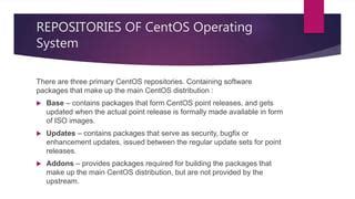 CentOS Operating System Presentation Southeast University PPT