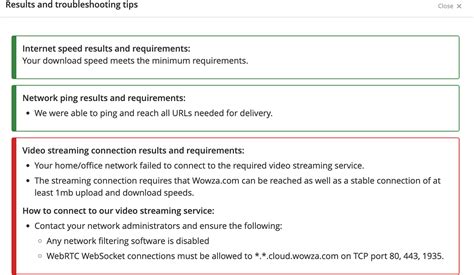 onvue issue with webrtc wowza community