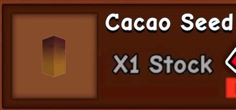 Cara Mendapatkan Cacao Seed Di Grow A Garden Roblox