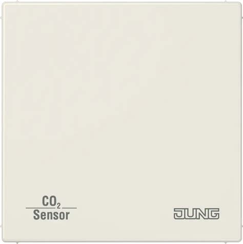 Jung Knx Co2 Sensor Mit Raumtemperaturregler Tasterschnittstelle 2 Fach